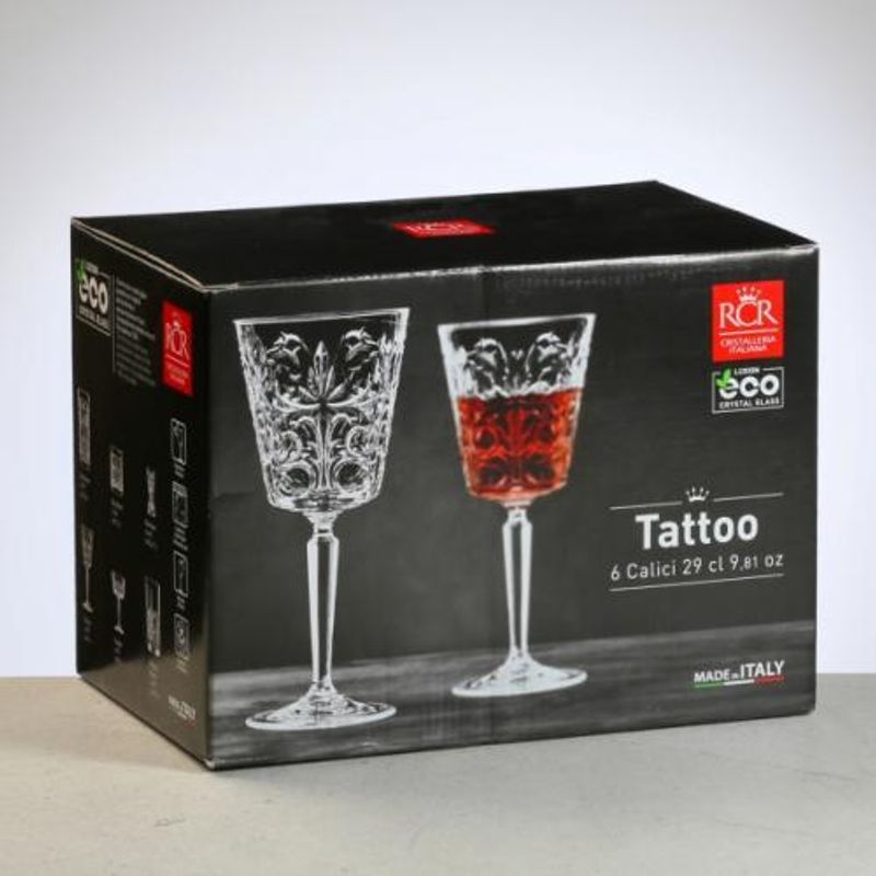 Copa Coctelera 29 Cl Set x 6 Tatto RCR - Easy Colombia Copa Coctelera 29 Cl Set x 6 Tatto RCR - Easy Colombia