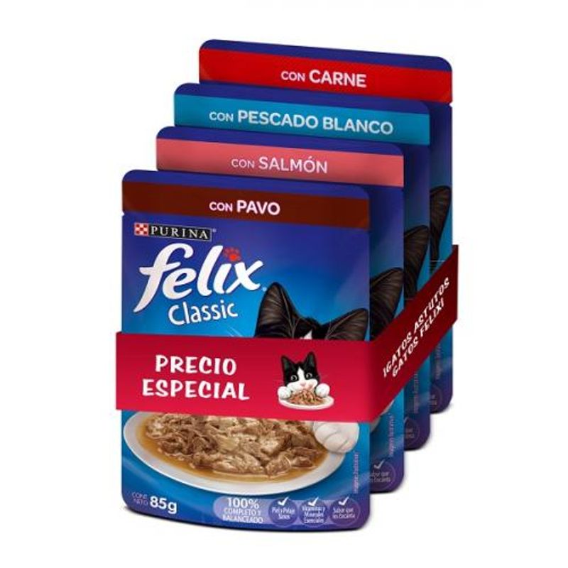 Felix Pack Surtido Pag3 Llev4 Sobres 85G - Easy Colombia