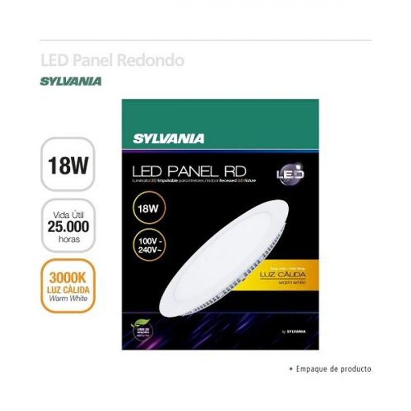 Led Panel Red 18W Luz Calid 100-240V Incrustar - Easy Colombia