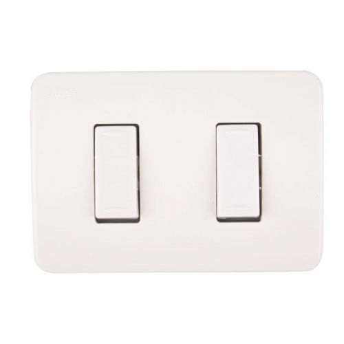 Interruptor Doble Ultra Conmutable Natural Blanco - Easy Colombia