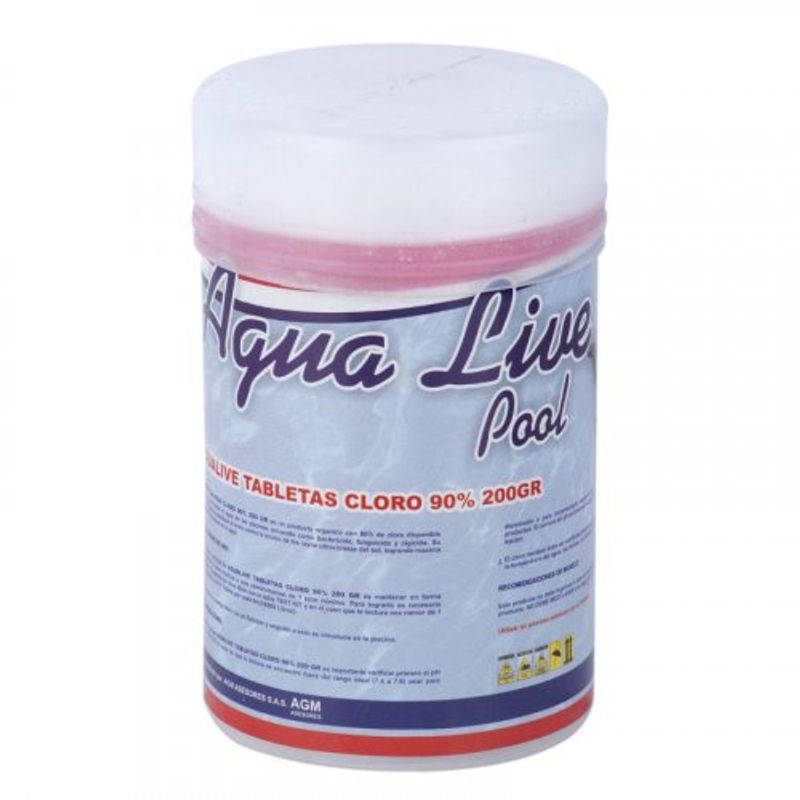Tabletas Cloro 90% x200g