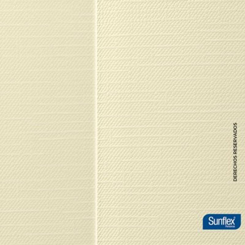 Persiana Vertical PVC Texturizada 180x220 Marfil Sunflex