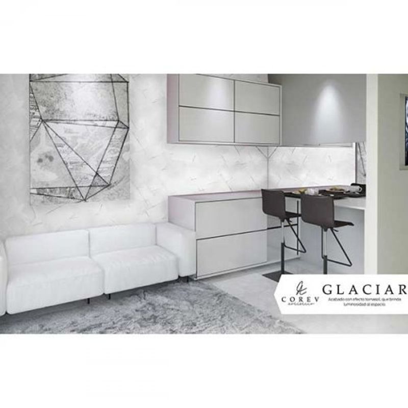 Kit Textura Glaciar Blanco Metalizado 2L - Easy Colombia