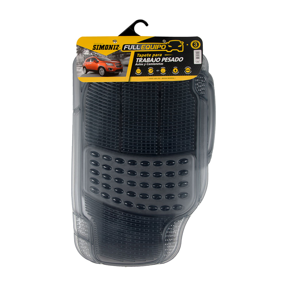 Tapete Dura Line Pvc 3Pzas gris Cristal - Easy Colombia