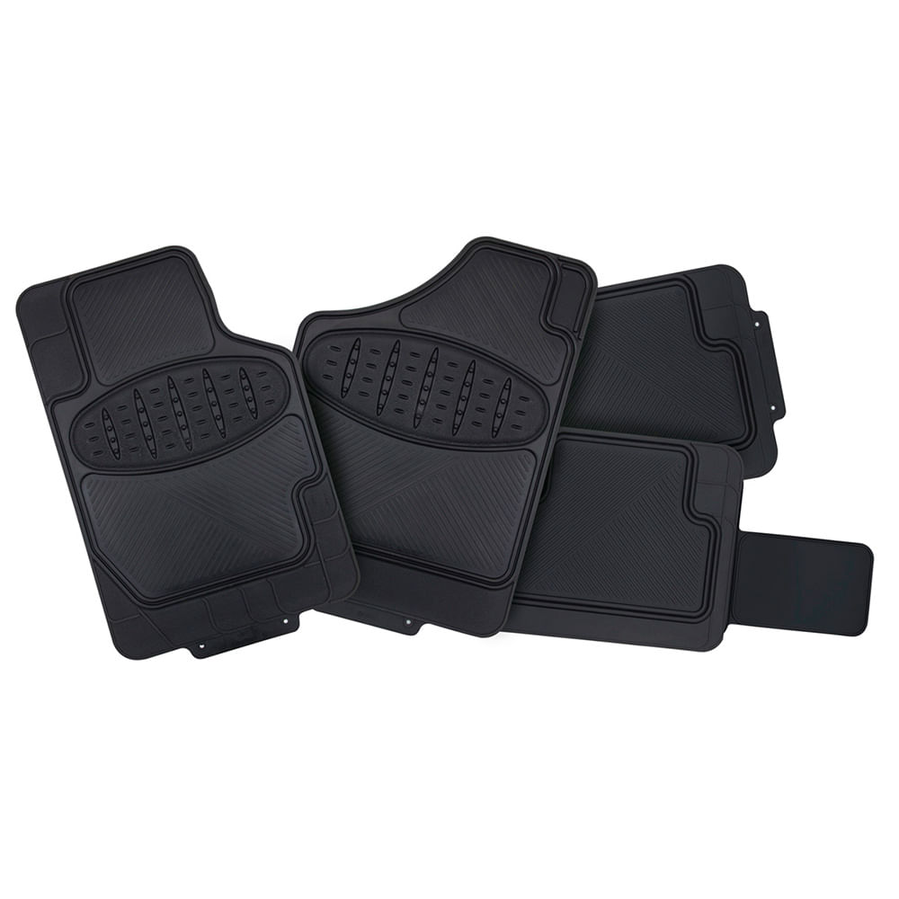 Tapete Pvc Universal Negro 4Pz - Easy Colombia