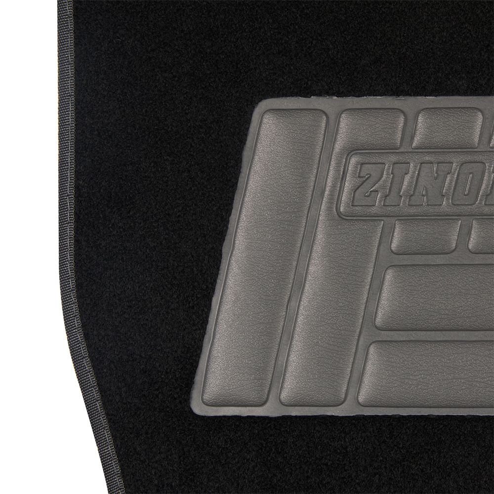 Tapete 01 Alfombra Comfort 3 Piezas Color Negro - Easy Colombia