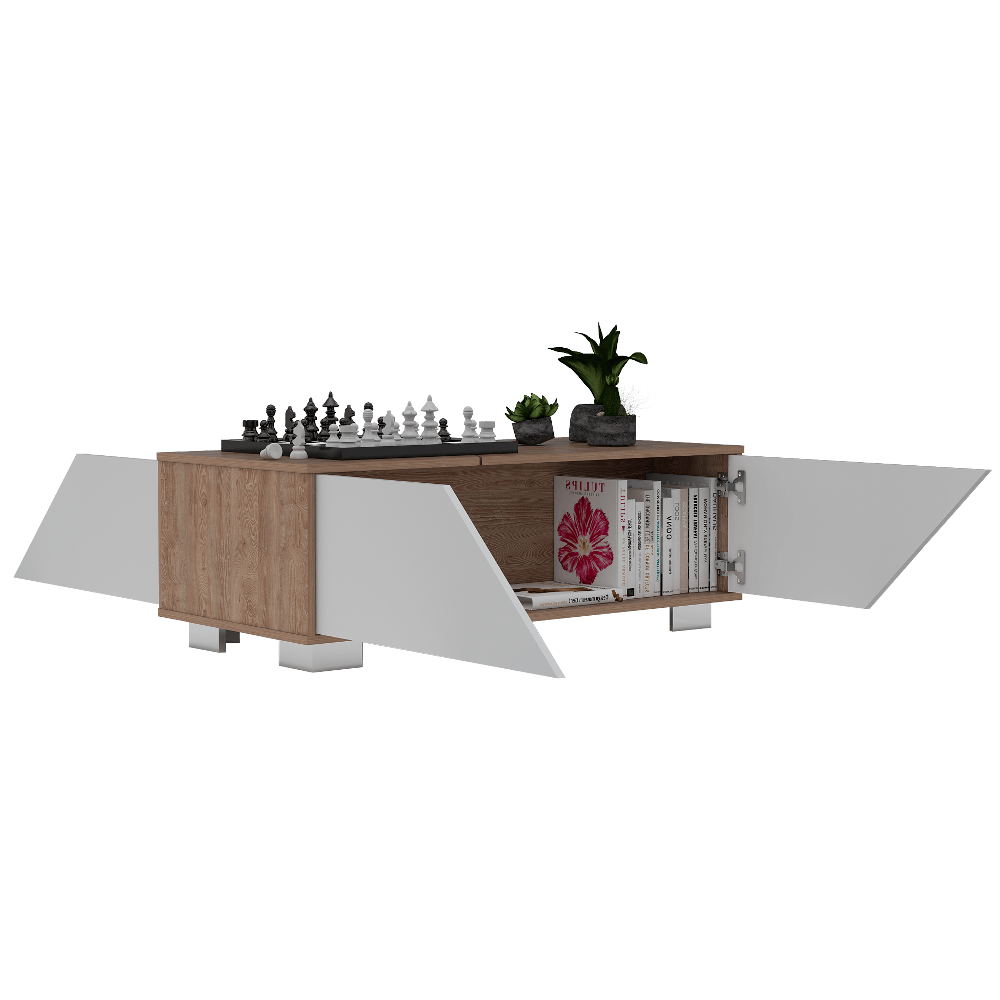 Mesa de Centro Fraktal RTA Blanco + Miel - Easy Colombia