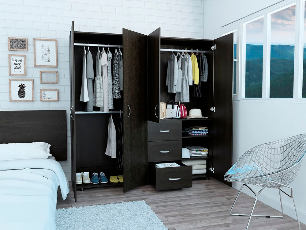 Closet Harlem 184x181x50 RTA Wengue - Easy Colombia