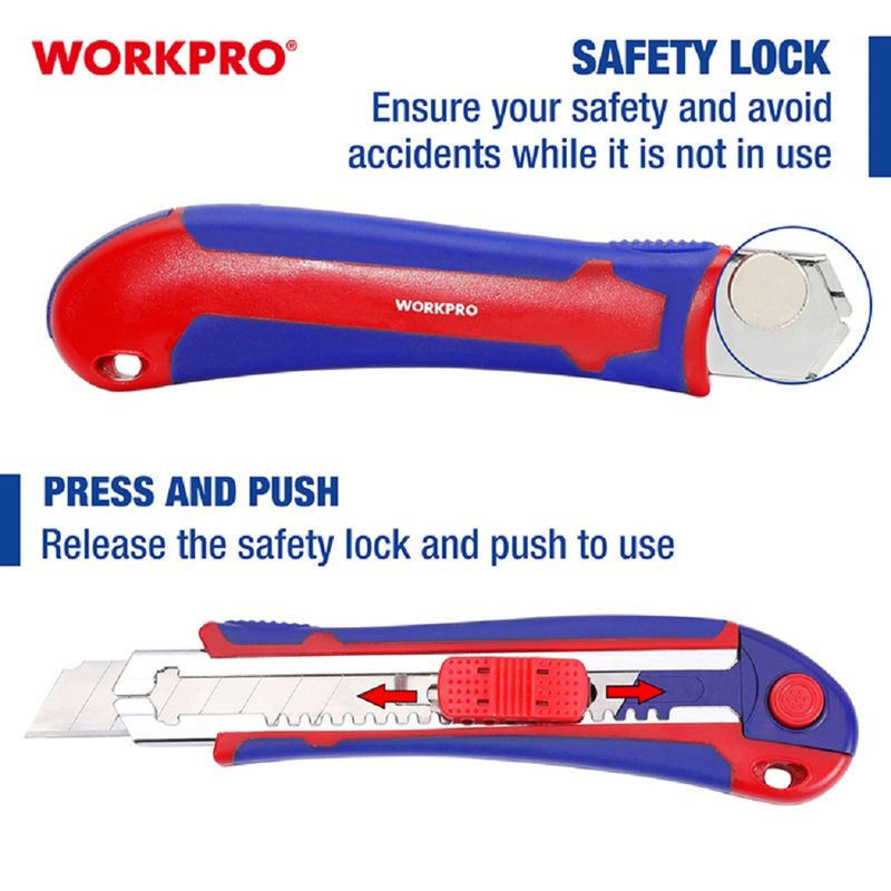 Cuchillo De Carga Automática Workpro 18Mm - Easy Colombia