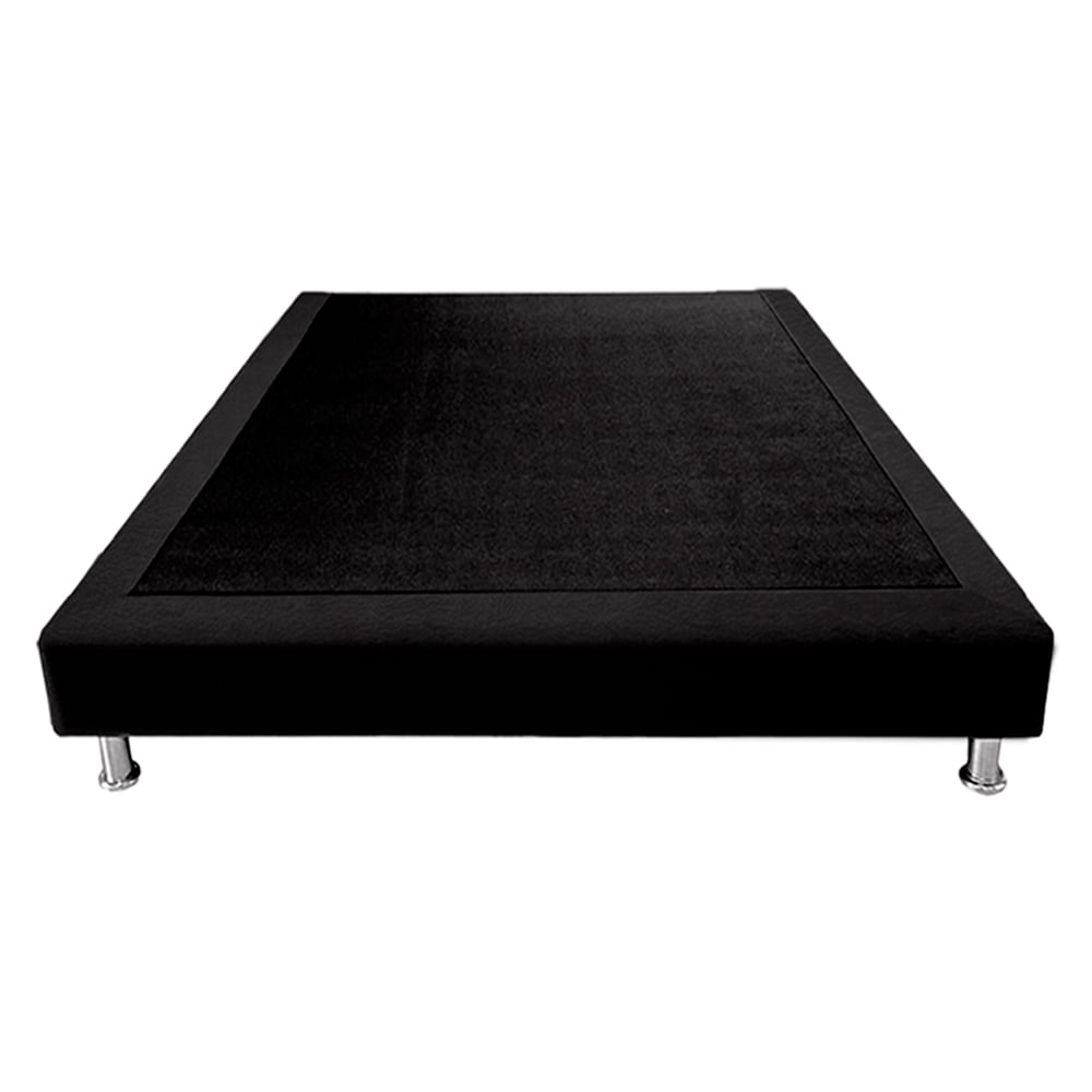 BASE CAMA 100X190X24 ACACIA NEGRO MAQ - Easy Colombia