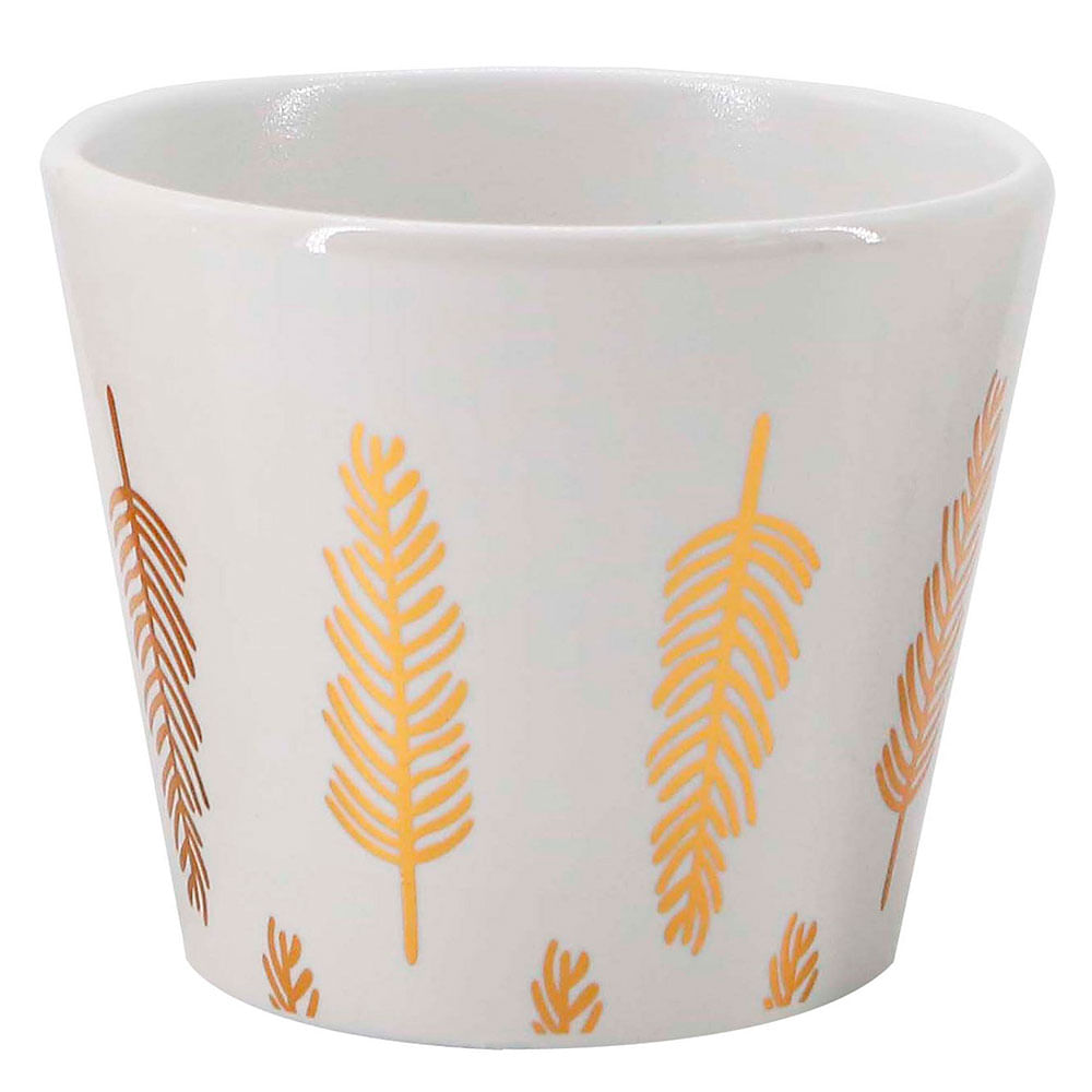 MACETA CERAMICA LIBANO PLUMAS 12CM - Easy Colombia