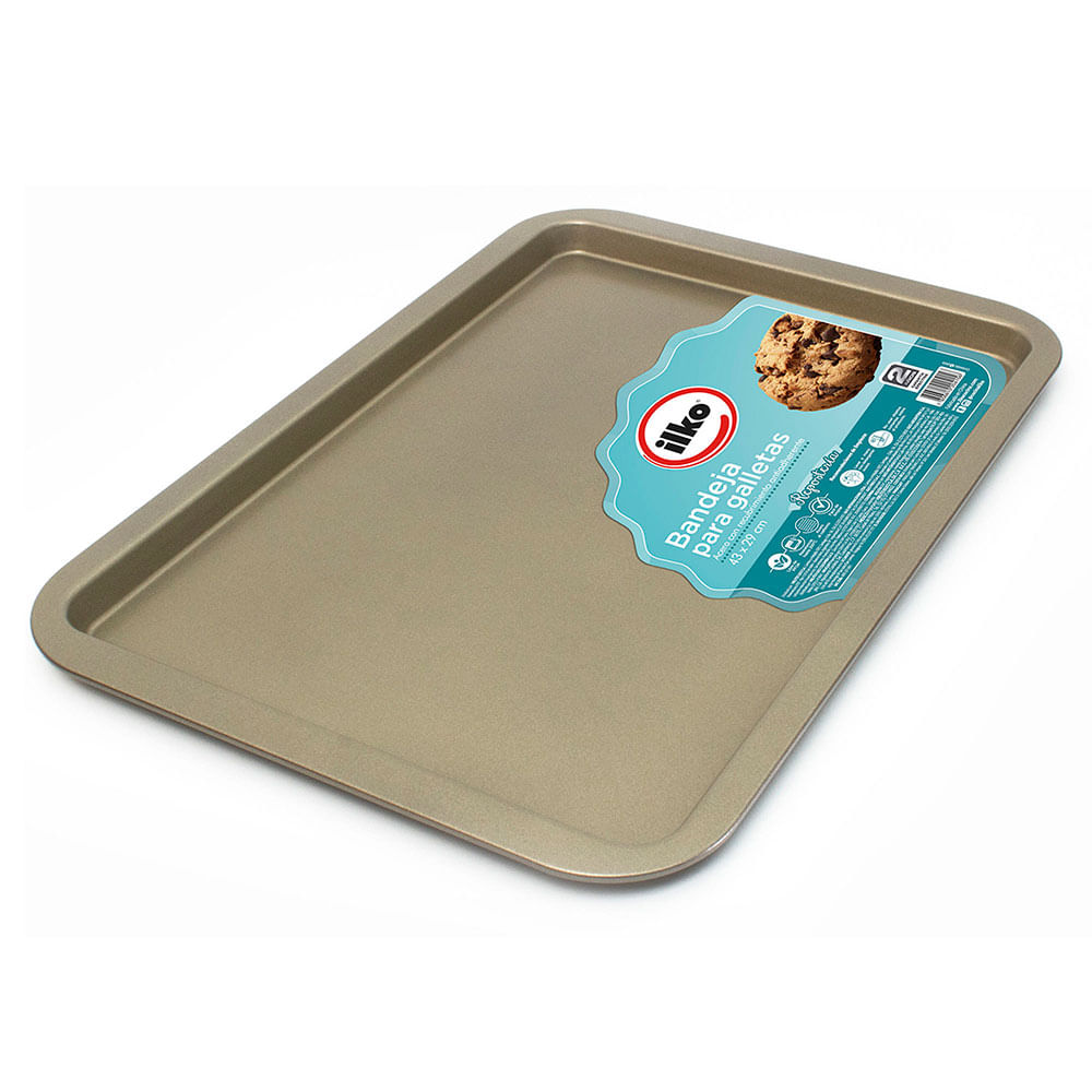 BANDEJA DE GALLETAS 43X29CM GOLD - Easy Colombia