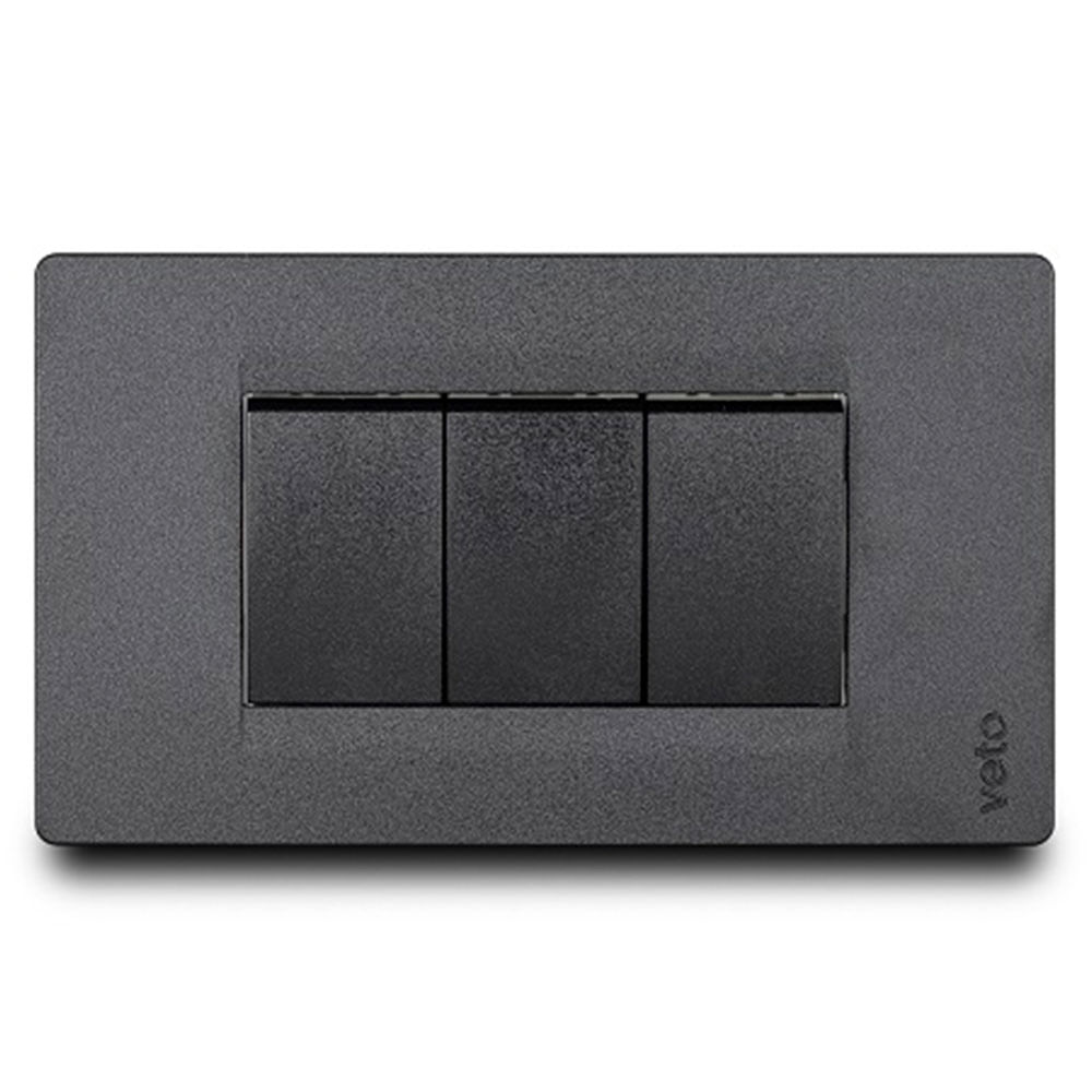 INTERRUPTOR TRIPLE BLACK - Easy Colombia