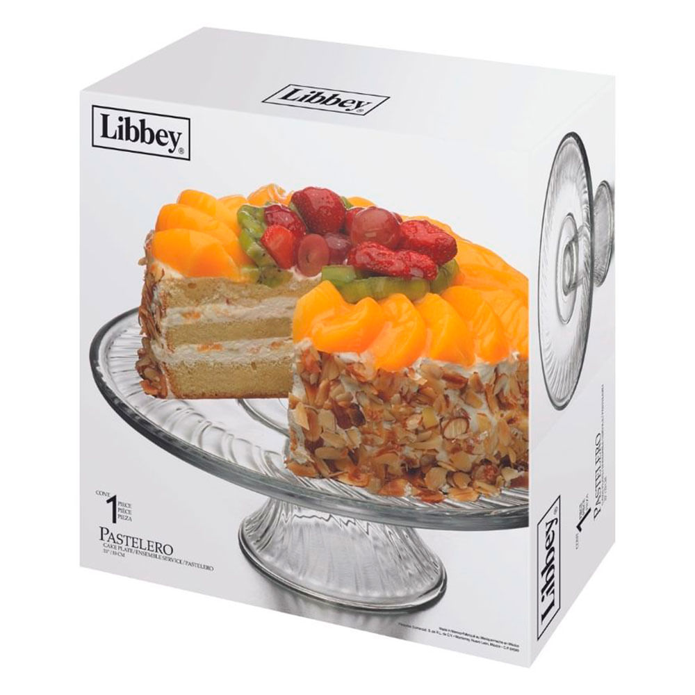 PLATO TORTA C/PIE 31 CM. LIBBEY - Easy Colombia