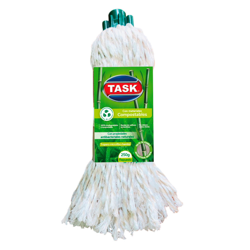 REPUESTO TRAPERO TASK MICROFI BAMBU 250G - Easy Colombia