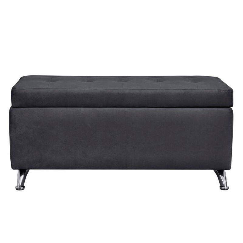 PUFF BODEGA RECTANGULAR LENNON PLOMO