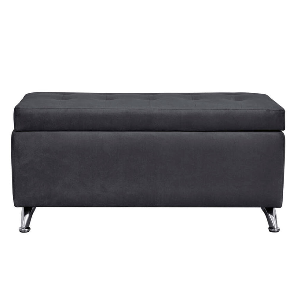 PUFF BODEGA RECTANGULAR LENNON PLOMO