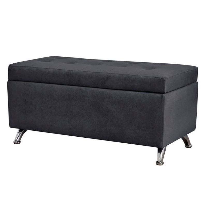 PUFF BODEGA RECTANGULAR LENNON PLOMO