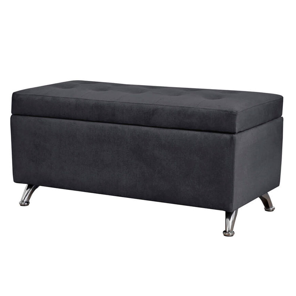 PUFF BODEGA RECTANGULAR LENNON PLOMO