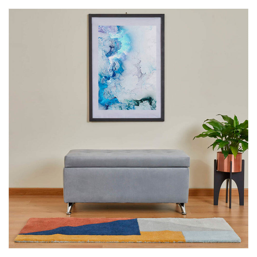 PUFF BODEGA RECTANGULAR LENNON PLATA