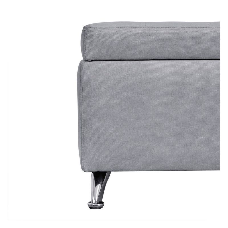 PUFF BODEGA RECTANGULAR LENNON PLATA