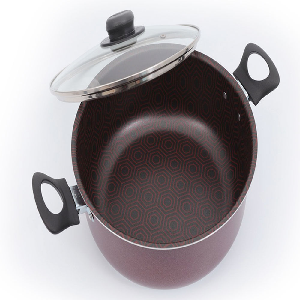 OLLA 6 ULTRA COLORS+ TAPA VIDRIO 24CM - Easy Colombia