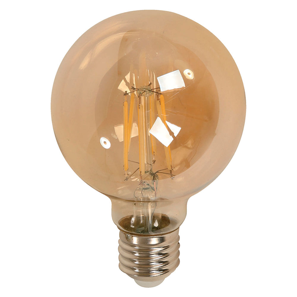BOM LED FILAMENT G80 E27 6W 5000K NEUTRA - Easy Colombia