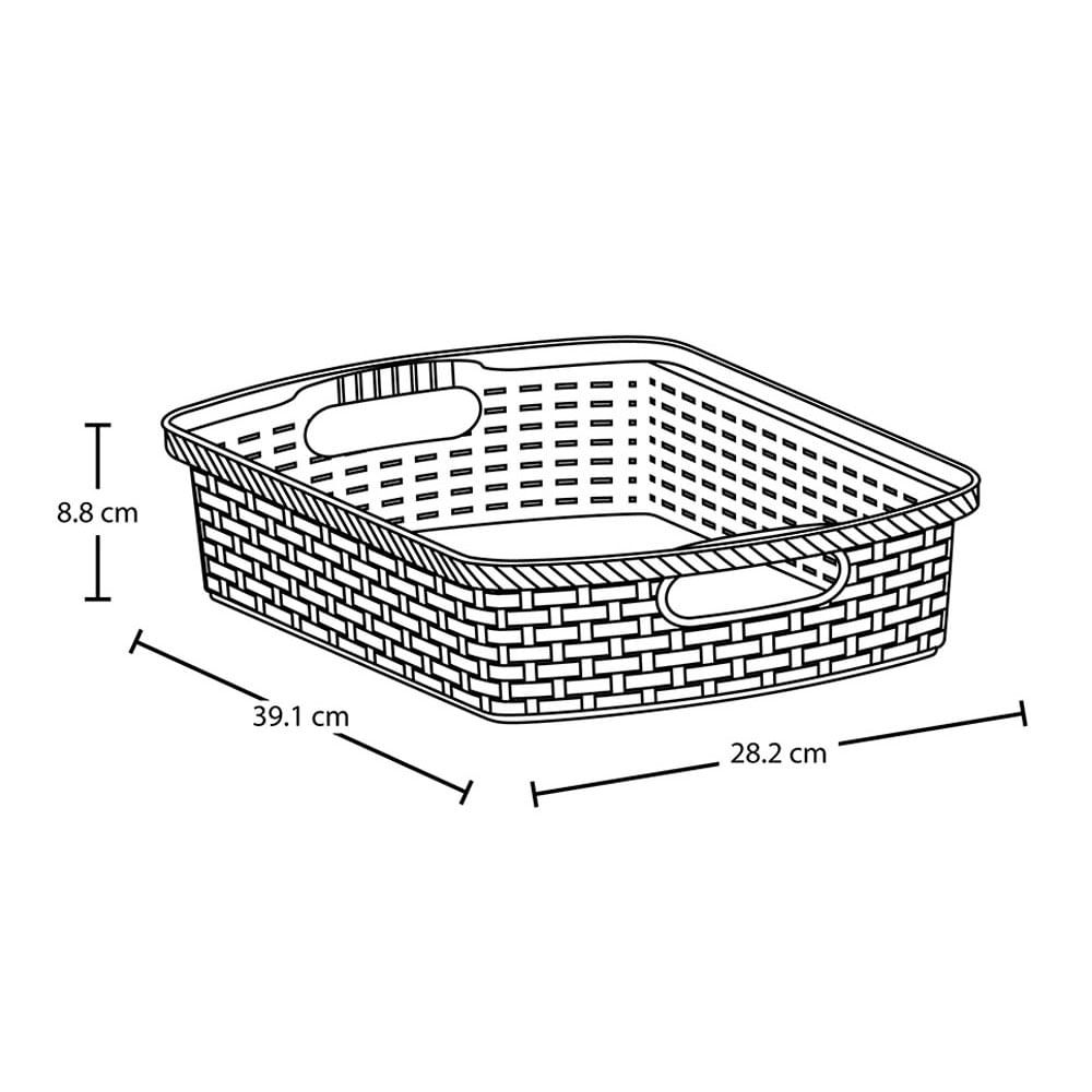 Canasto Shia blanco nieve 6Litros Rimax - Easy Colombia