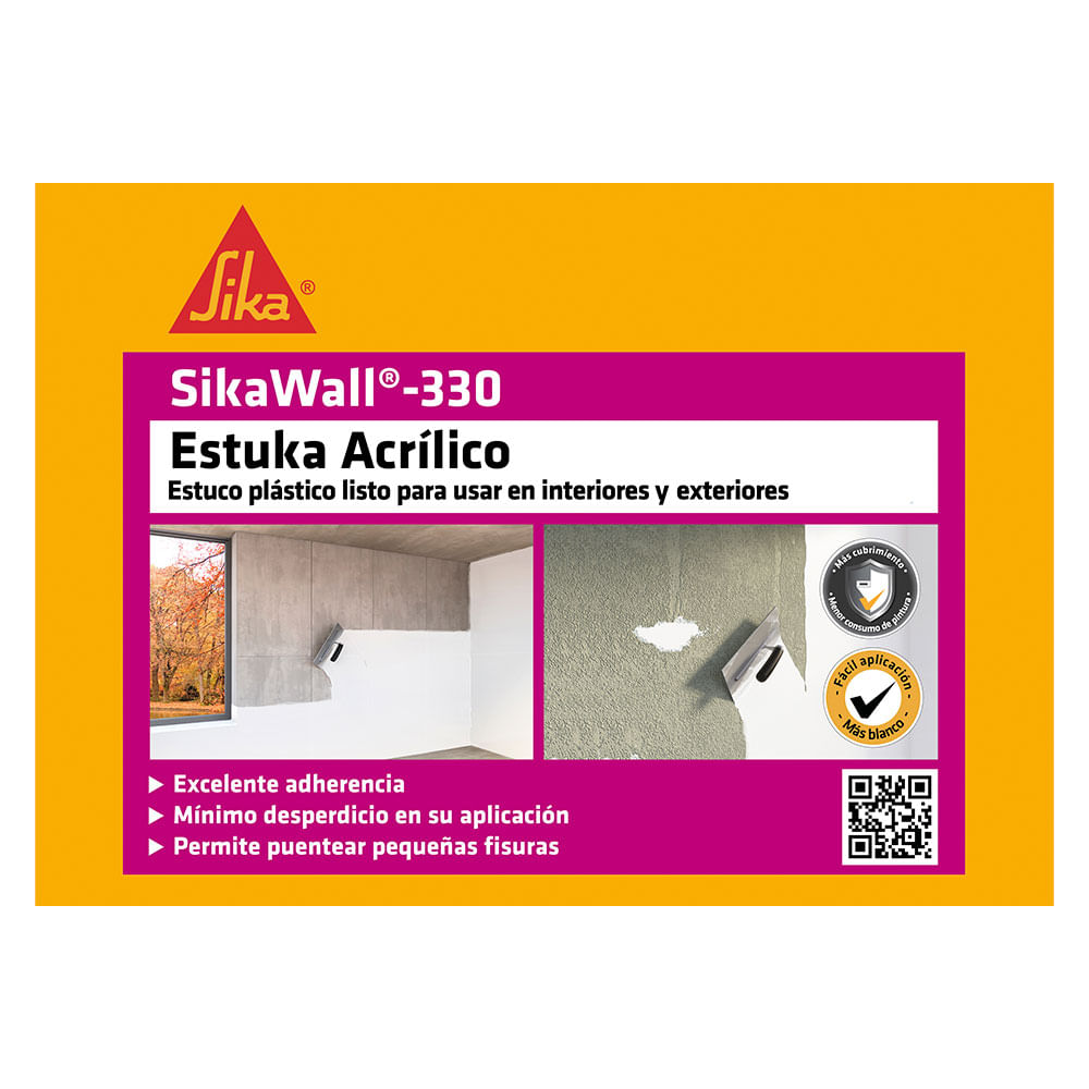 Estuco Acrílico Plástico Interiores Exteriores Blanco - Easy Colombia