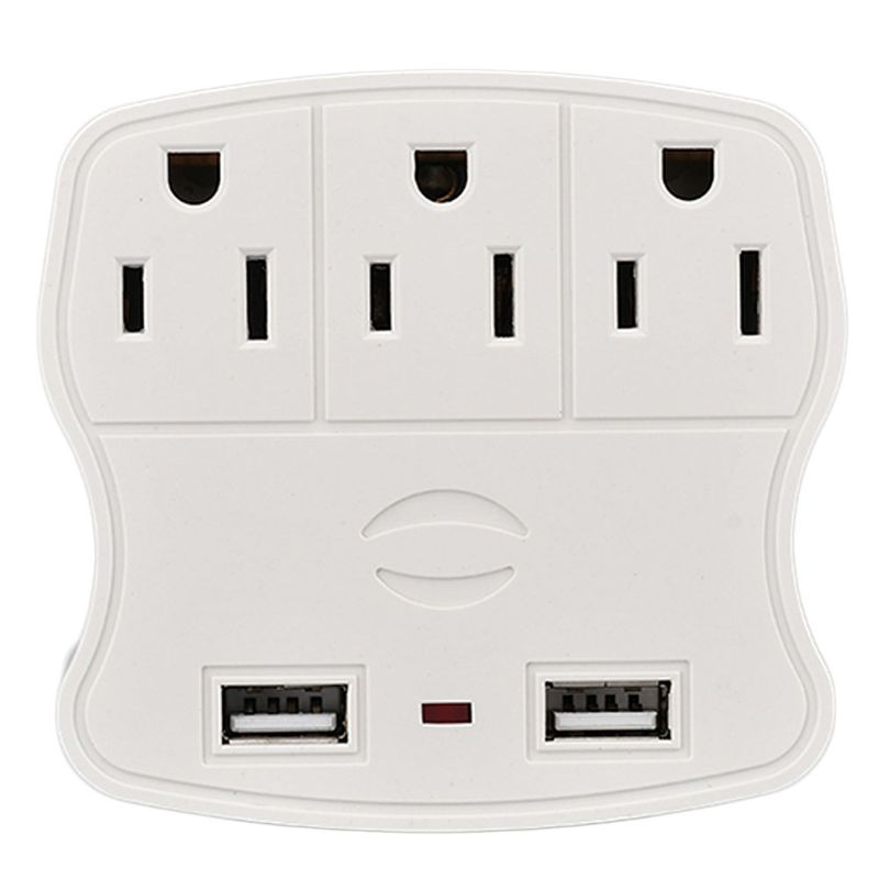 MULTITOMA 3 SALIDAS + 2 USB - Easy Colombia