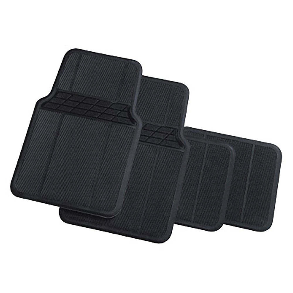 TAPETE PVC 4 PIEZAS NEGRO MAJIC FREEDOM - Easy Colombia