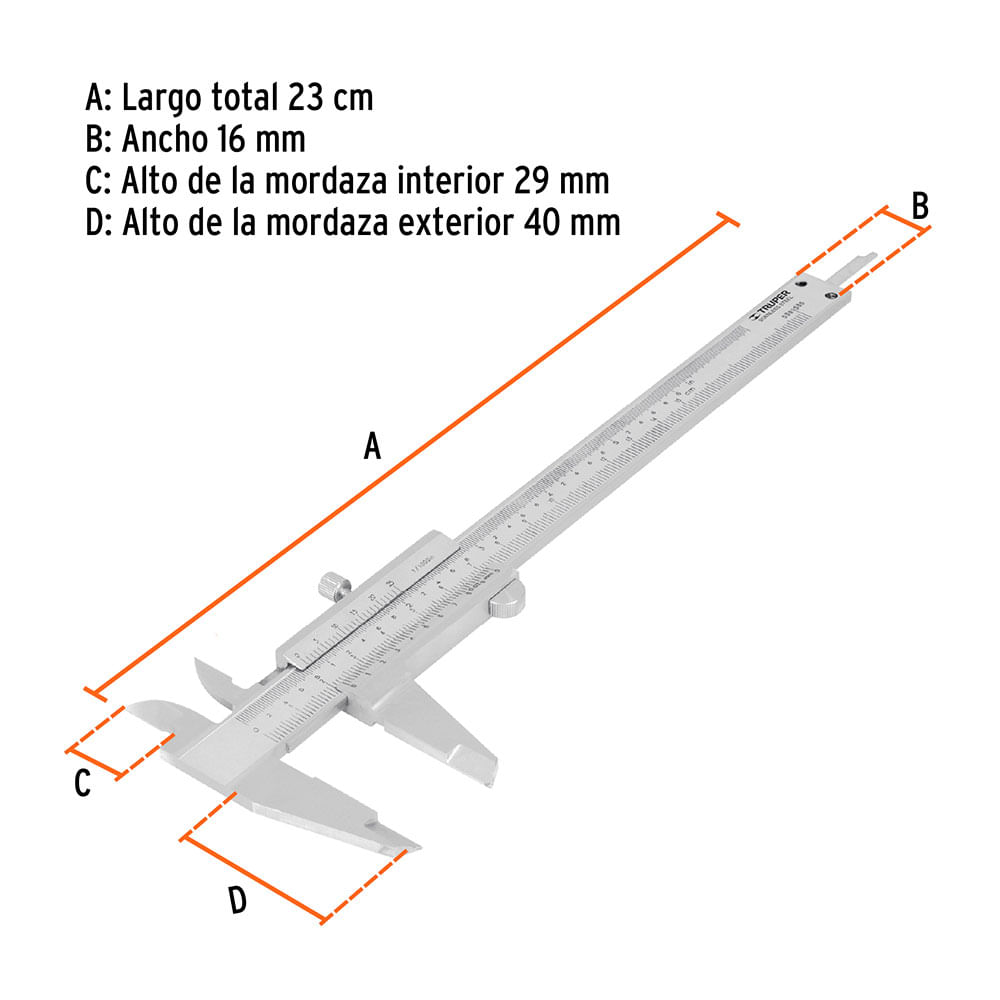 CALIBRADOR PIE DE REY MANUAL - Easy Colombia