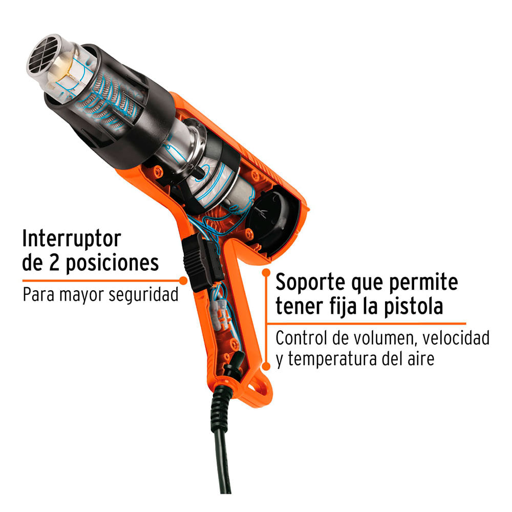 PISTOLA DE CALOR PROFESIONAL 1500 W - Easy Colombia
