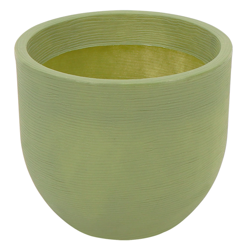 MACETA LAOS VERDE OLIVA 33X28X28CM - Easy Colombia