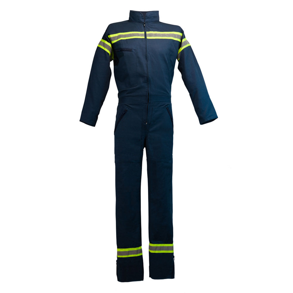 OVEROL C/CINTA REFLECTIVA DRIL AZUL XXL - Easy Colombia