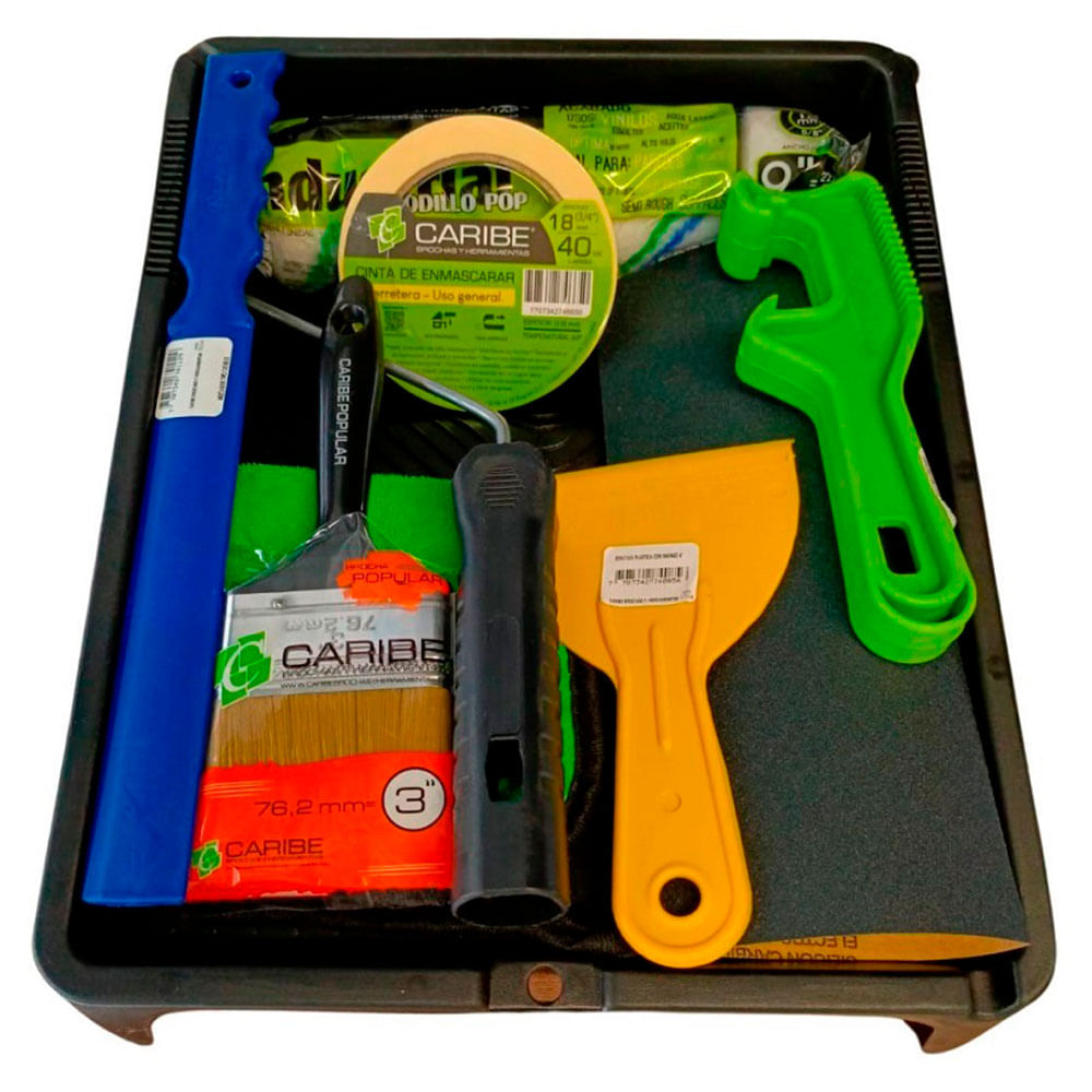 KIT PARA PINTAR ACABADOS 8 PIEZAS - Easy Colombia