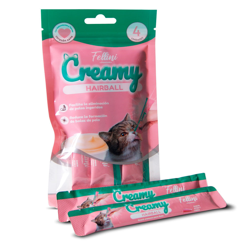 FELLINI CREAMY HAIRBALL 60G - Easy Colombia