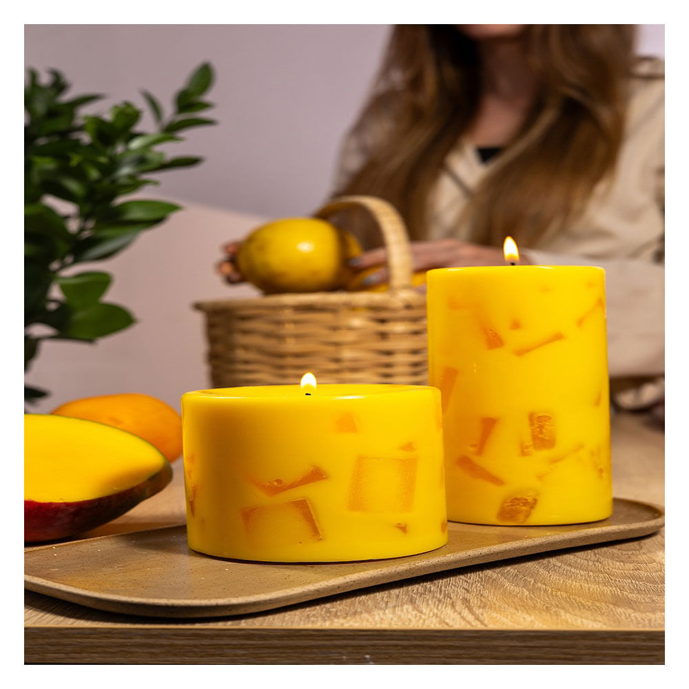 VELA PILAR ILUMINATA MANGO 520GR - Easy Colombia