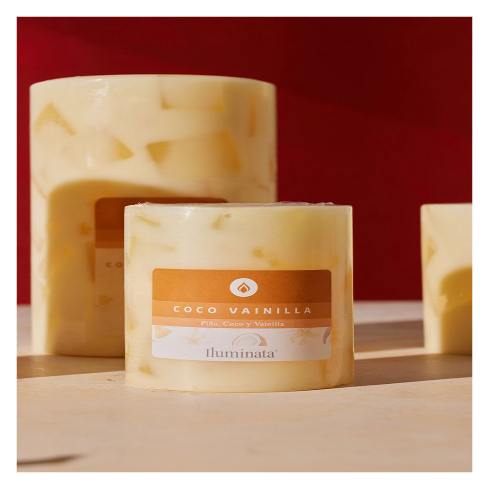 VELA PILAR ILUMINATA COCOVAI 330GR - Easy Colombia