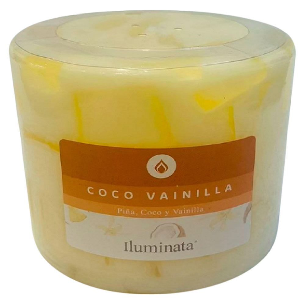 VELA PILAR ILUMINATA COCOVAI 520GR - Easy Colombia