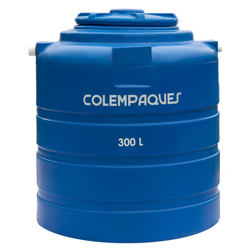 Tanque de agua cilíndrico Tricapa 300L Colempaques easy.co - Easy Colombia
