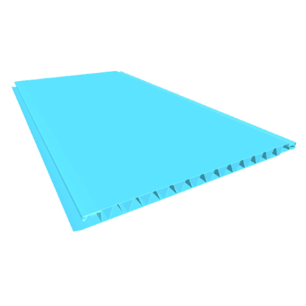 Cielo raso azul pastel 250x10mm 4mt Uniperfiles easy.co - Easy Colombia