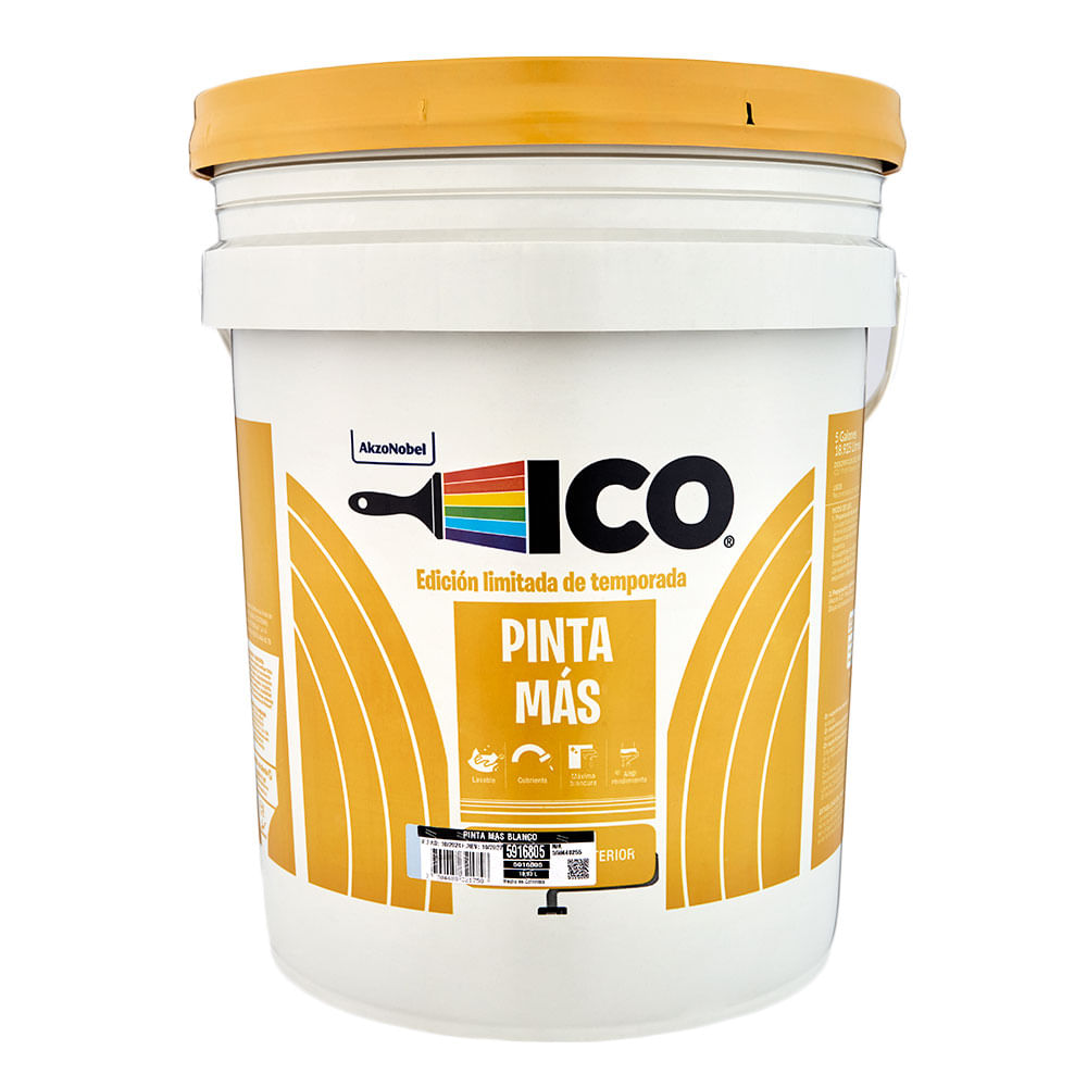 VINILO ICO PINTA MAS BLANCO MATE 5GL - Easy Colombia