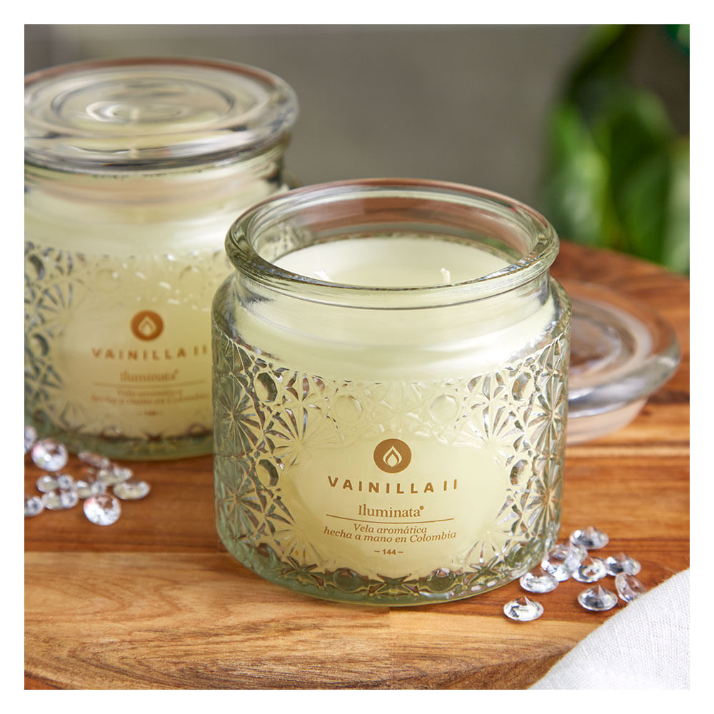 VELA VASO ILUMINATA VAINILLA 270GR - Easy Colombia