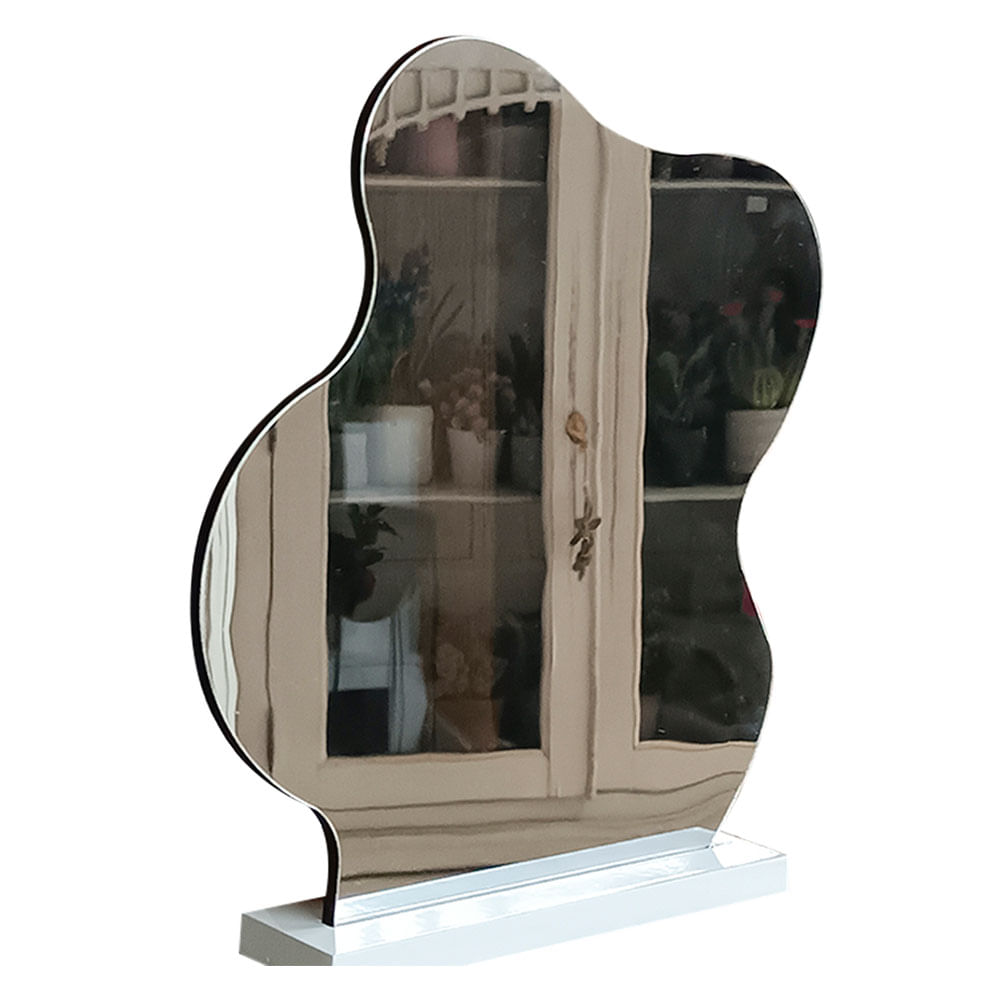Espejo decorativo irregular 22.5x5x27cm blanco Marres easy.co - Easy ...