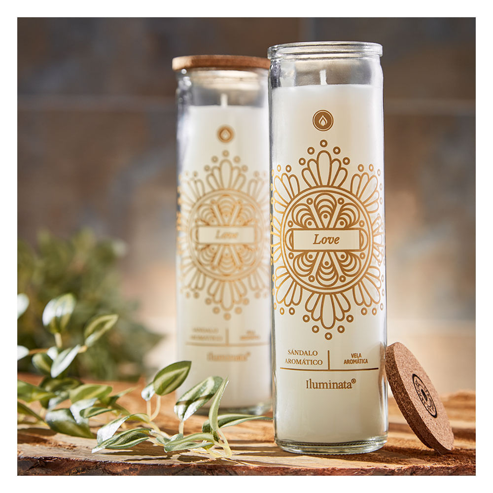 VELA VASO ILUMINATA SANDALO 350G - Easy Colombia