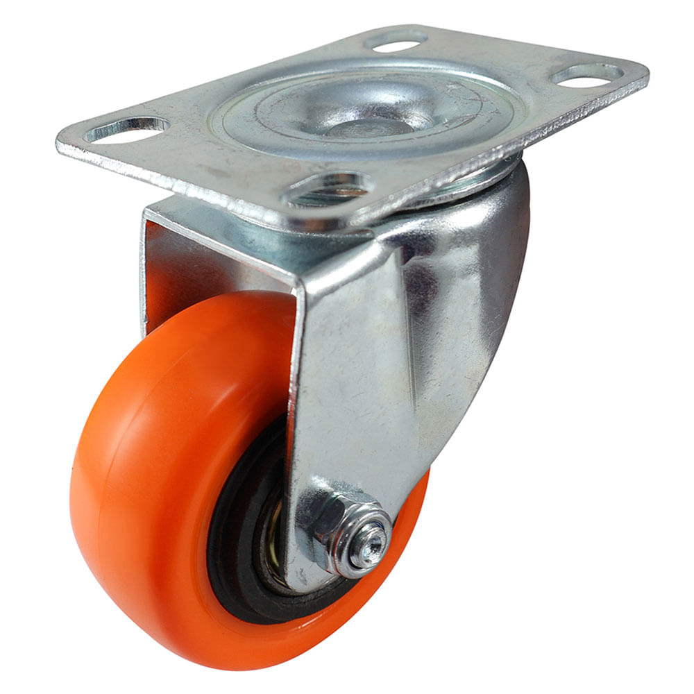 Rodachina giratoria doble 50mm 40kg naranjo Discover easy.co - Easy ...