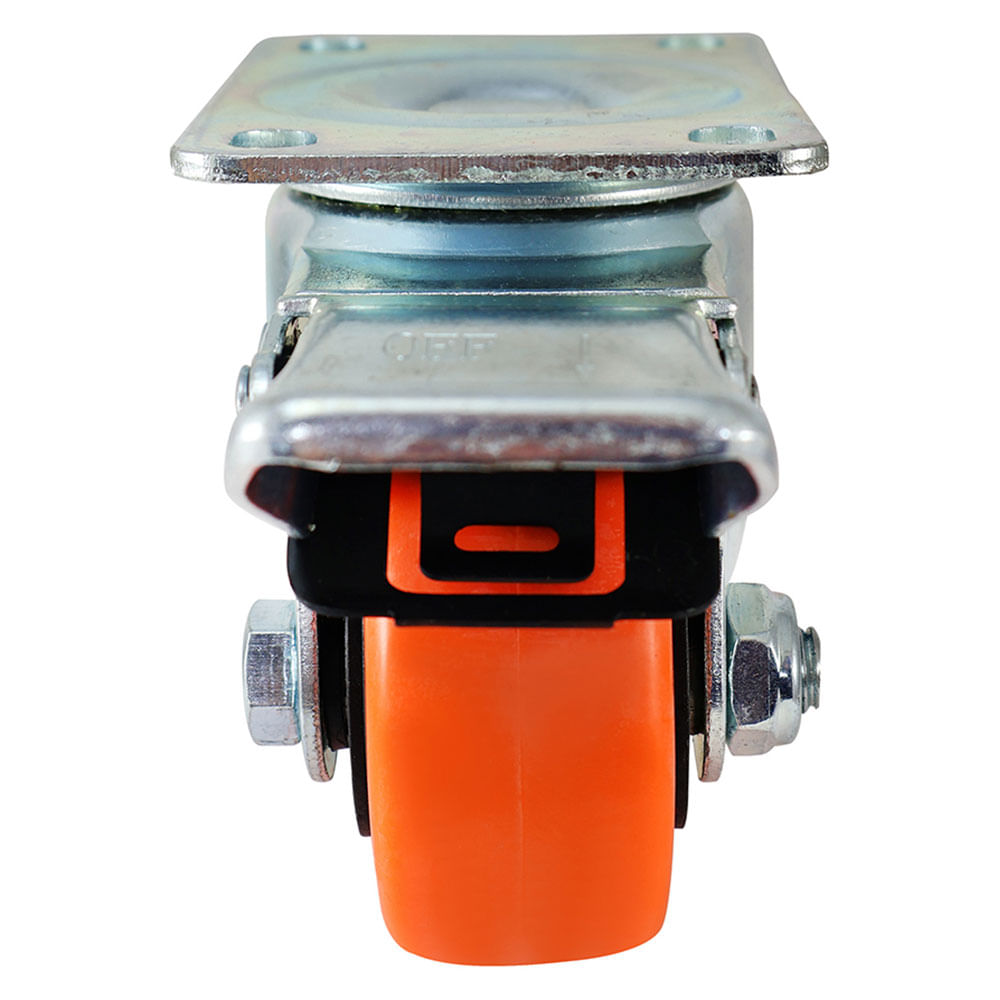 Rodachina giratoria freno 65mm 60kg naranjo Discover easy.co - Easy ...