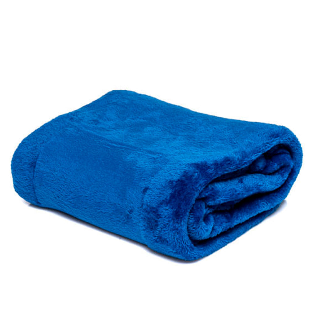 Cobija flannel sencillo azul Fenissa easy.co - Easy Colombia