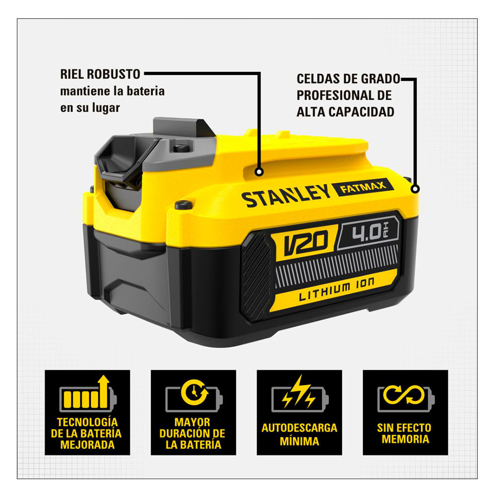 Batería SB204-B3 20V 4Ah Stanley easy.co - Easy Colombia